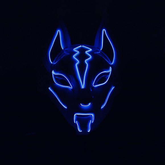 Cosplay | Accessories | Clubbing Rave Party Light Up Scary Led Mask ...